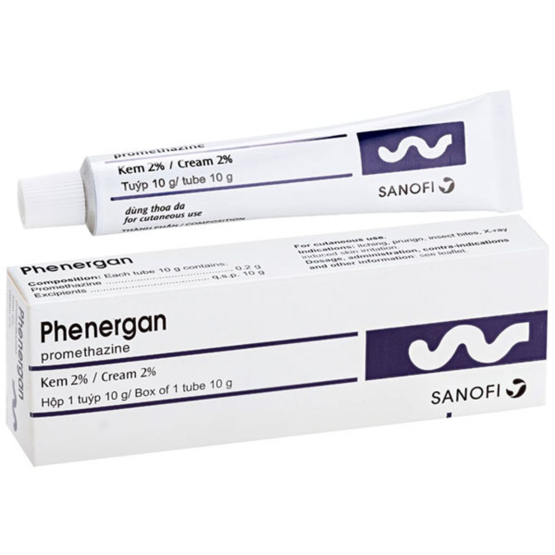 Kem Phenergan Tuýp 10G Trị ngứa, côn trùng đốt - Pharmart.vn
