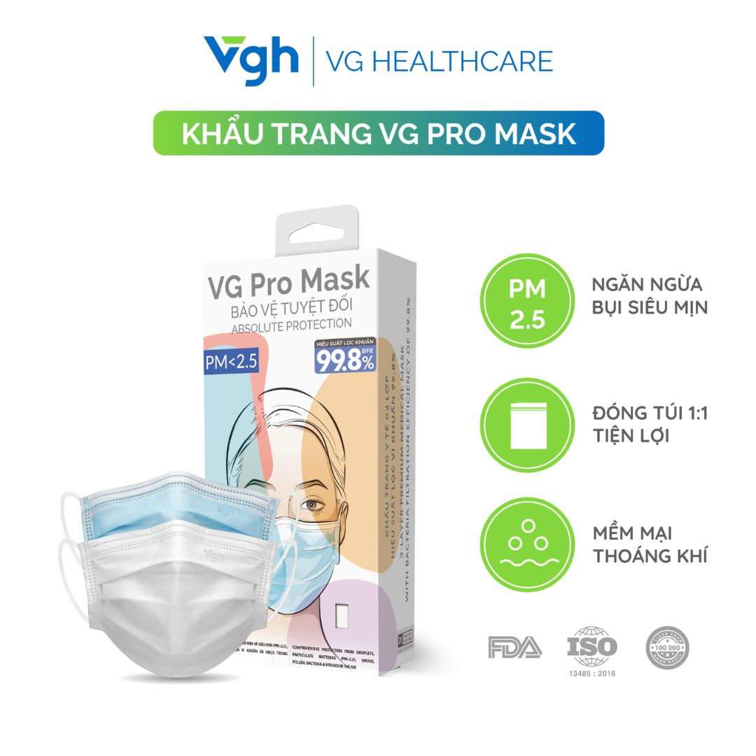 Khẩu trang y tế VG Pro Mask - Pharmart.vn