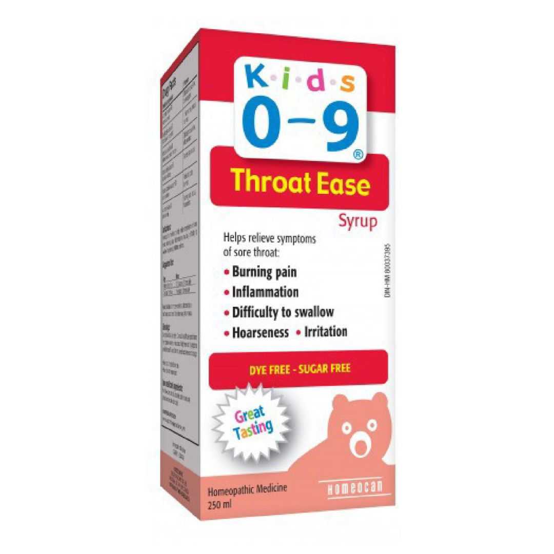 Kids 0 - 9 Throat Ease - Siro giảm đau họng - Pharmart.vn