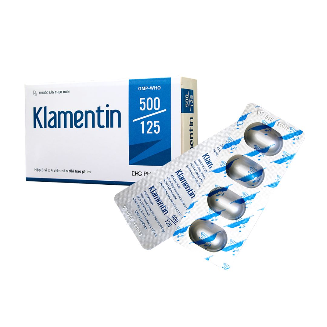 Klamentin 500/125mg DHG - Điều trị nhiễm khuẩn - Pharmart.vn