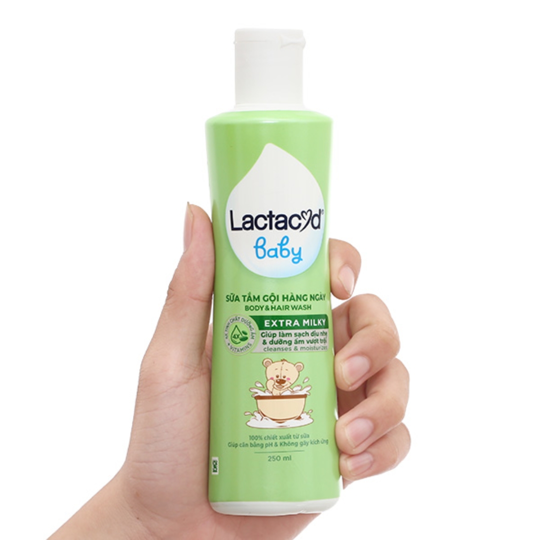 Lactacyd Baby Extra Milky - Sữa tắm gội cho bé - Pharmart.vn