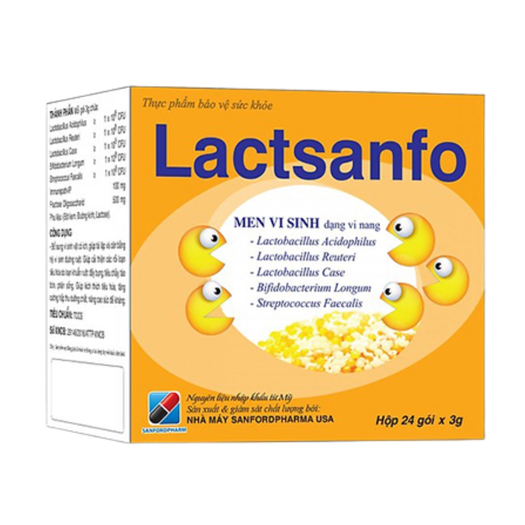 Lactsanfo Men Vi Sinh Công Nghệ Bao Vi Nang - Pharmart.vn