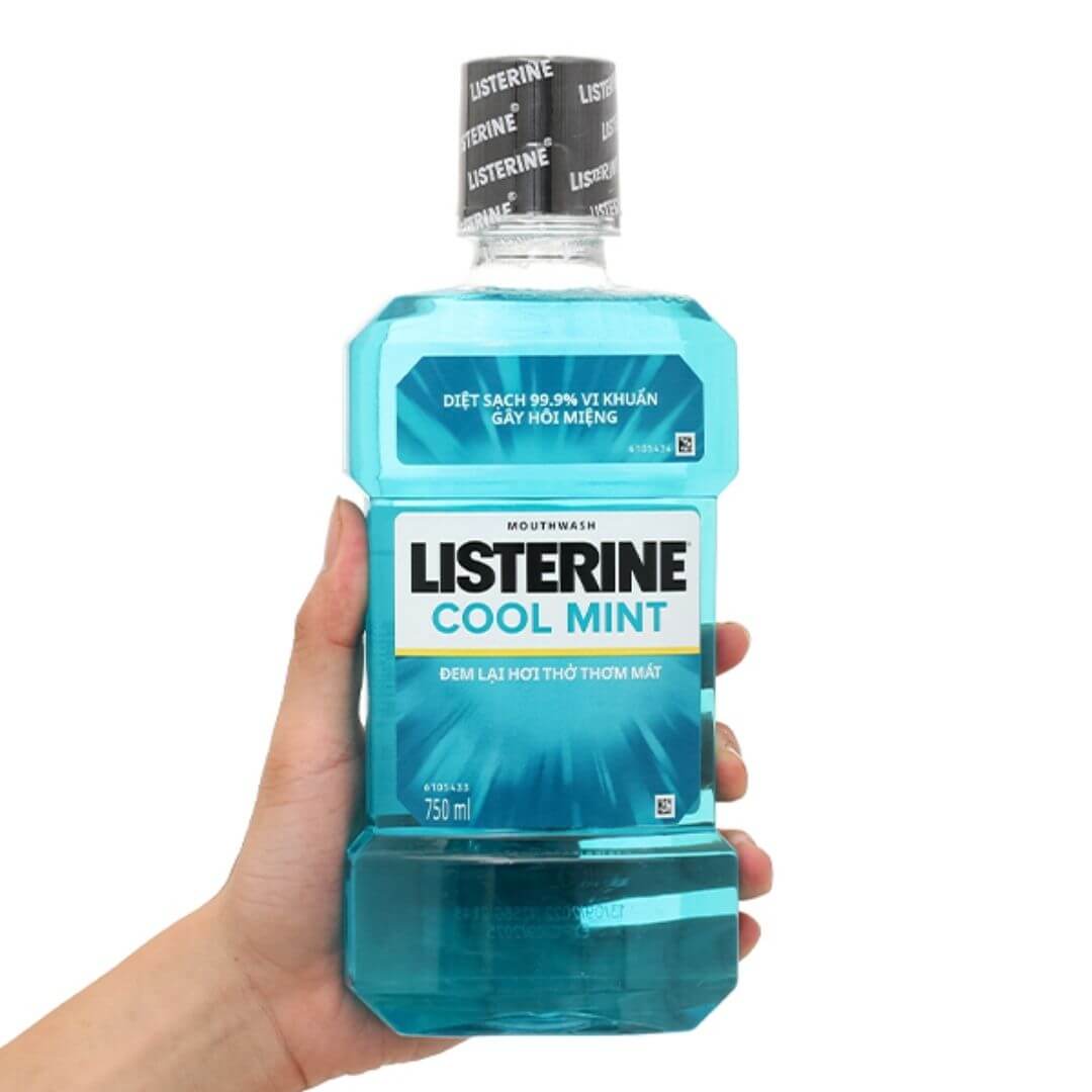 Listerine cool mint 750ml - Nước súc miệng hàng ngày - Pharmart.vn