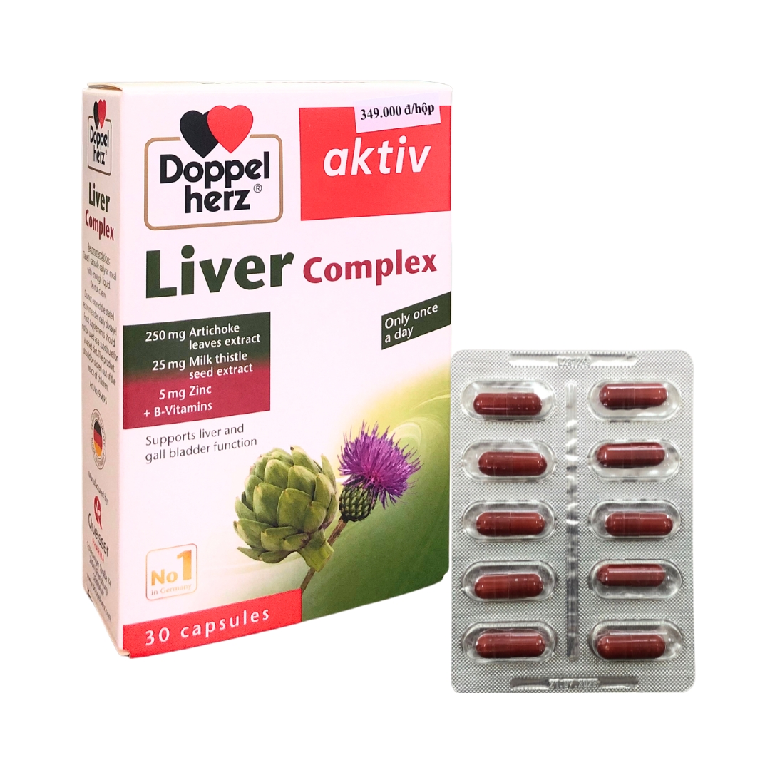 Liver Complex Doppelherz - Thanh nhiệt giải độc gan - Pharmart.vn