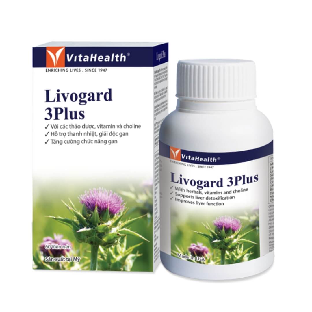 Livogard 3 Plus Vitahealth - Tăng cường chức năng gan - Pharmart.vn