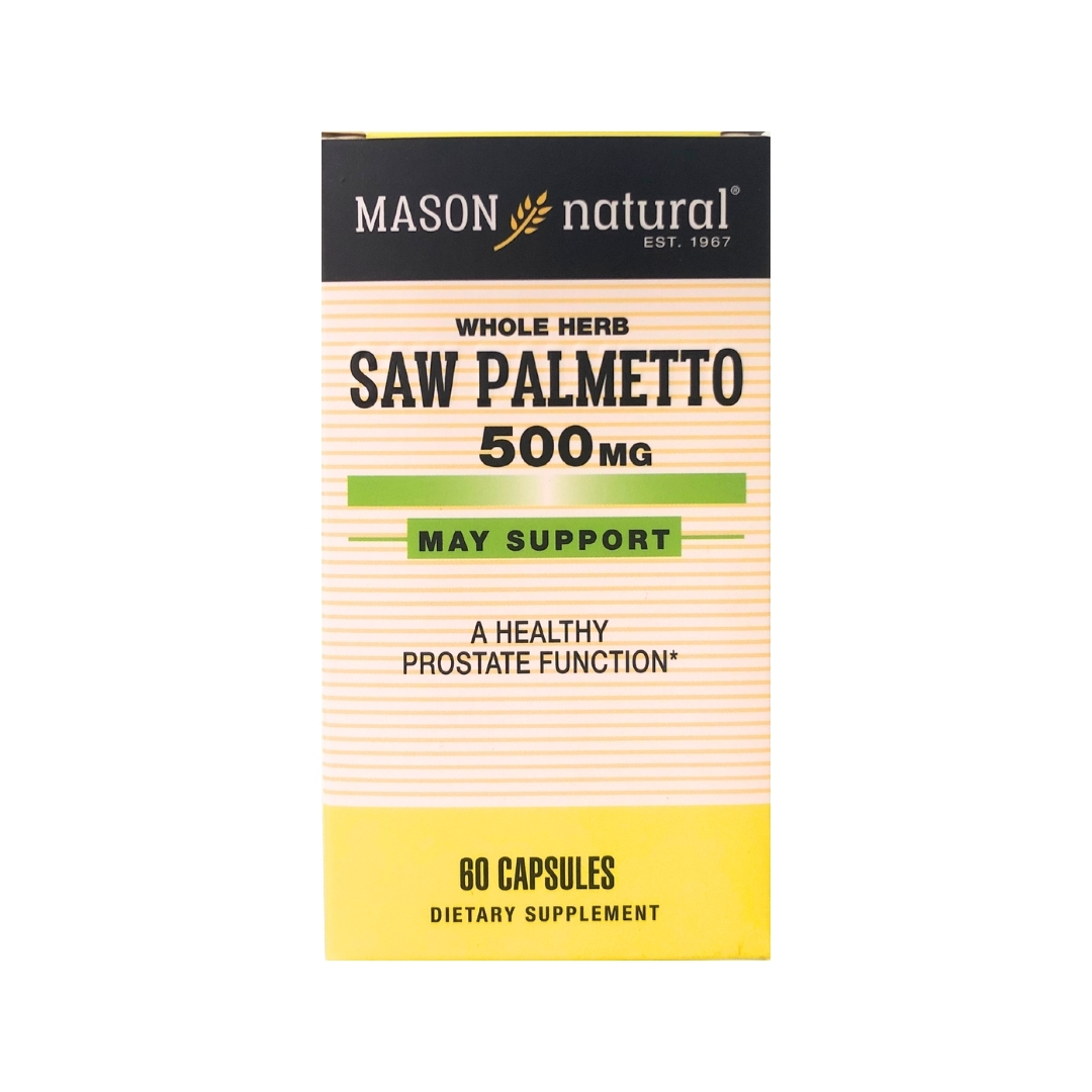 Mason Natural Saw Palmetto 500mg - Hỗ trợ điều trị phì đại tiền liệt ...
