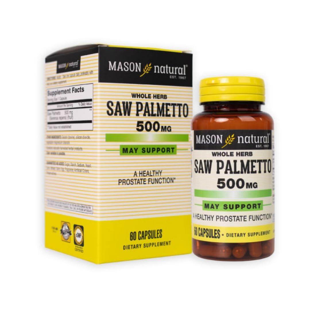 Mason Saw Palmetto 500mg - Hỗ trợ điều trị phì đại tiền liệt tuyến 60 ...