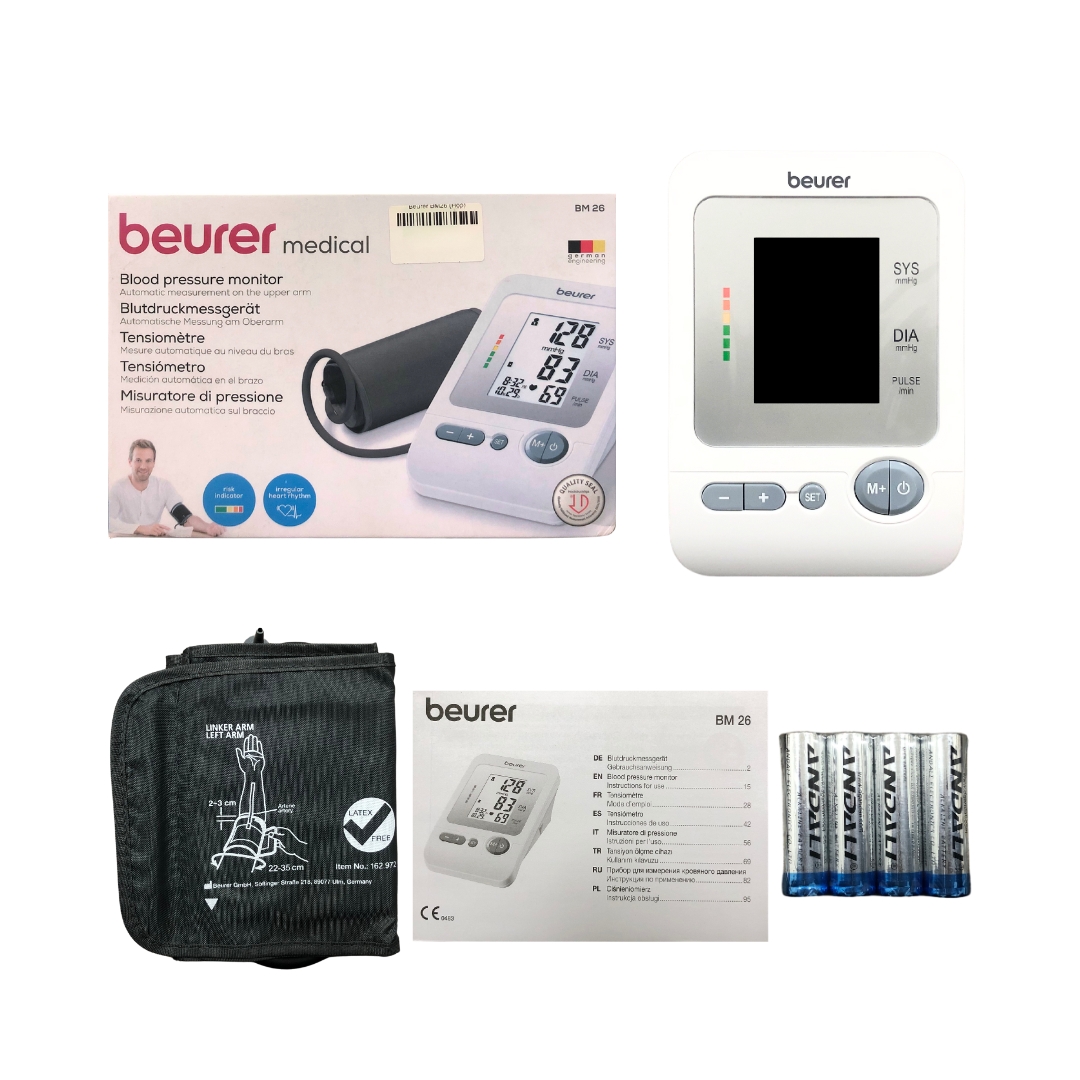 Máy đo huyết áp bắp tay Beurer BM26 chính hãng - Pharmart.vn