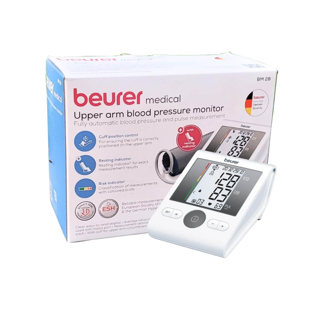 Máy đo huyết áp bắp tay Beurer BM28 (có kèm adapter) chính hãng ...