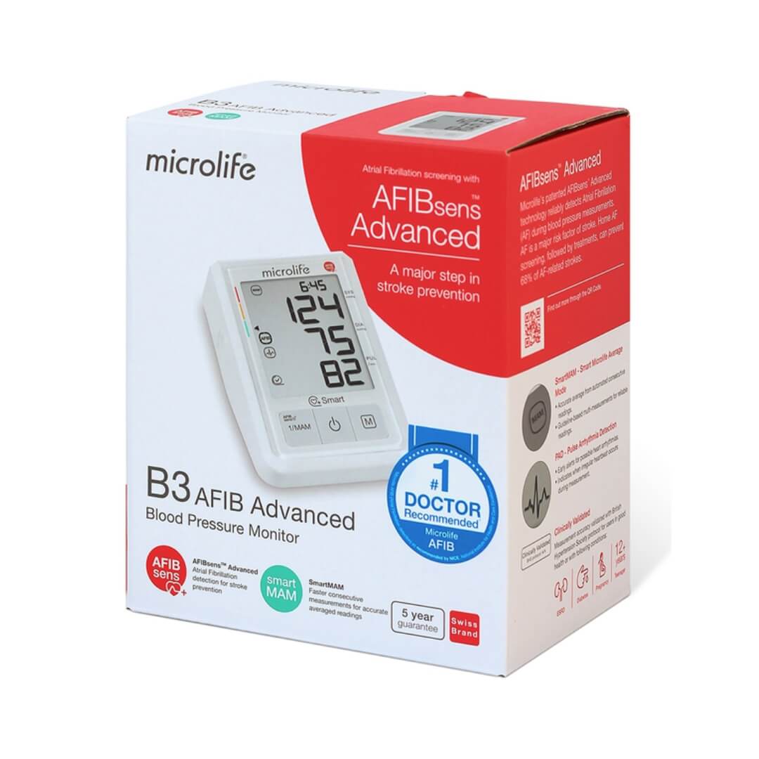 Máy đo huyết áp bắp tay Microlife B3 AFIB Advanced chính hãng - Pharmart.vn