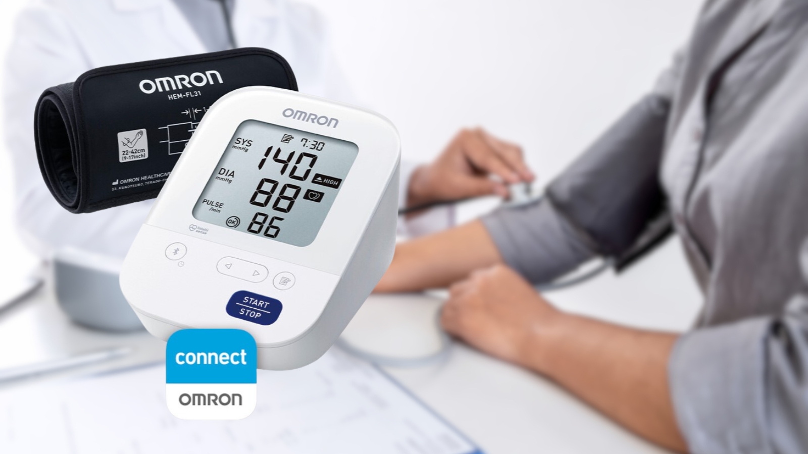 Máy đo huyết áp bắp tay OMRON HEM 7156T chính hãng - Pharmart.vn