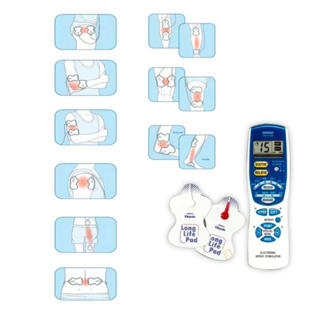 Máy massage xung điện HV-F128 Omron - Pharmart.vn