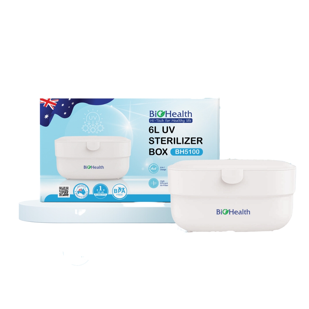 Máy tiệt trùng UV BioHealth cửa trên 6 lít BH5100 chính hãng - Pharmart.vn