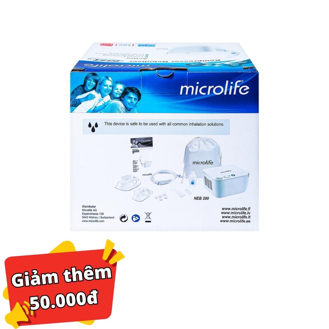 Máy xông khí dung Microlife Neb200 chính hãng, giá tốt - Pharmart.vn