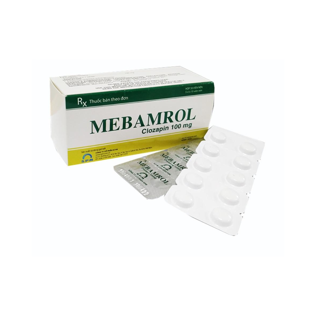 Mebamrol 100mg - Điều trị tâm thần phân liệt, loạn thần bệnh Paskinson ...