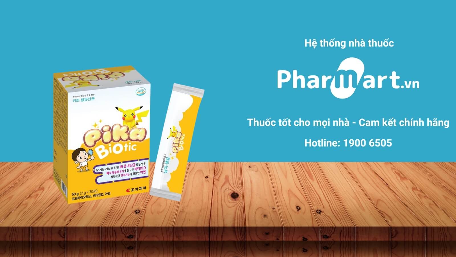 Men vi sinh Pikabiotic - Tăng cường hệ vi sinh đường ruột - Pharmart.vn