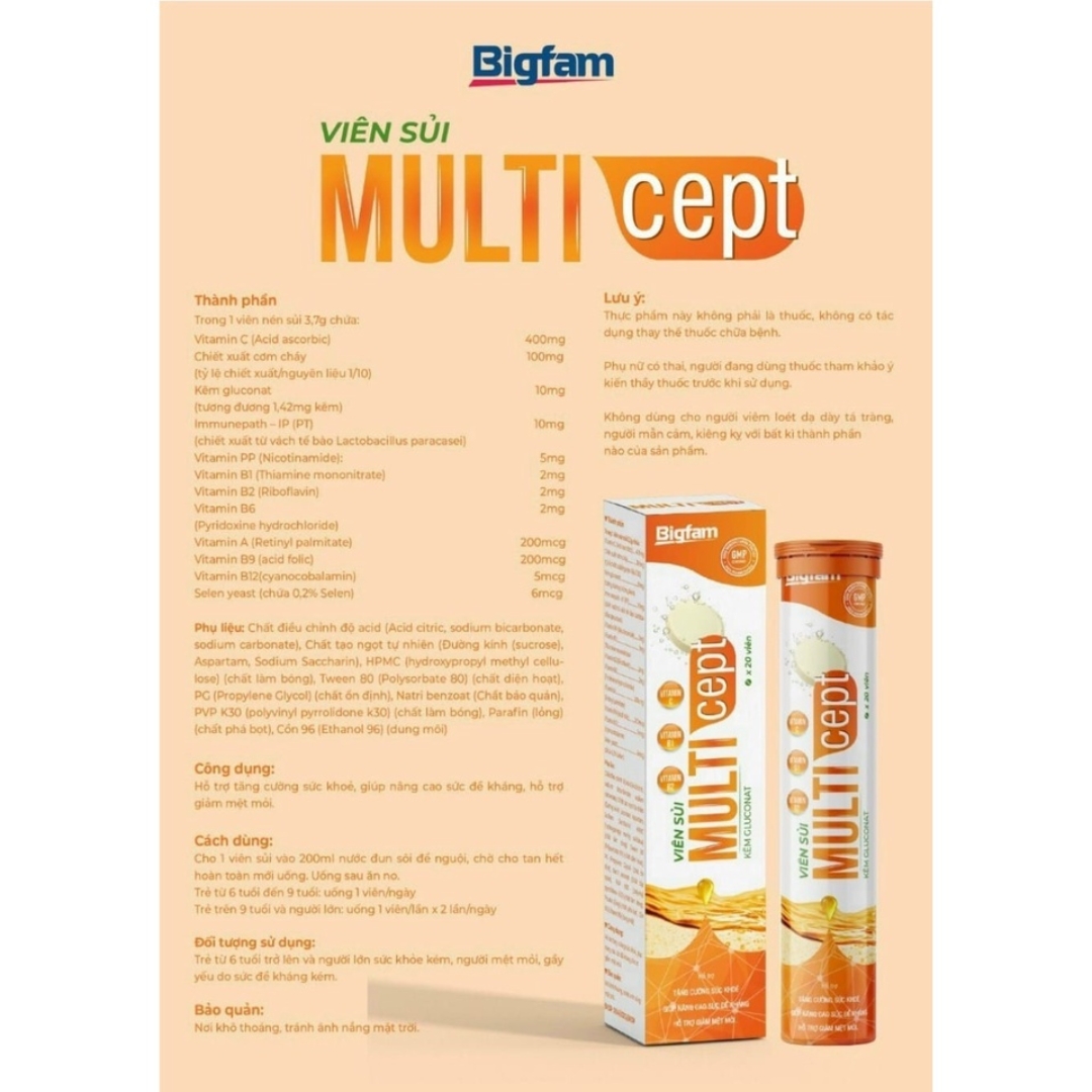 Multicept - Nâng cao sức đề kháng - Pharmart.vn