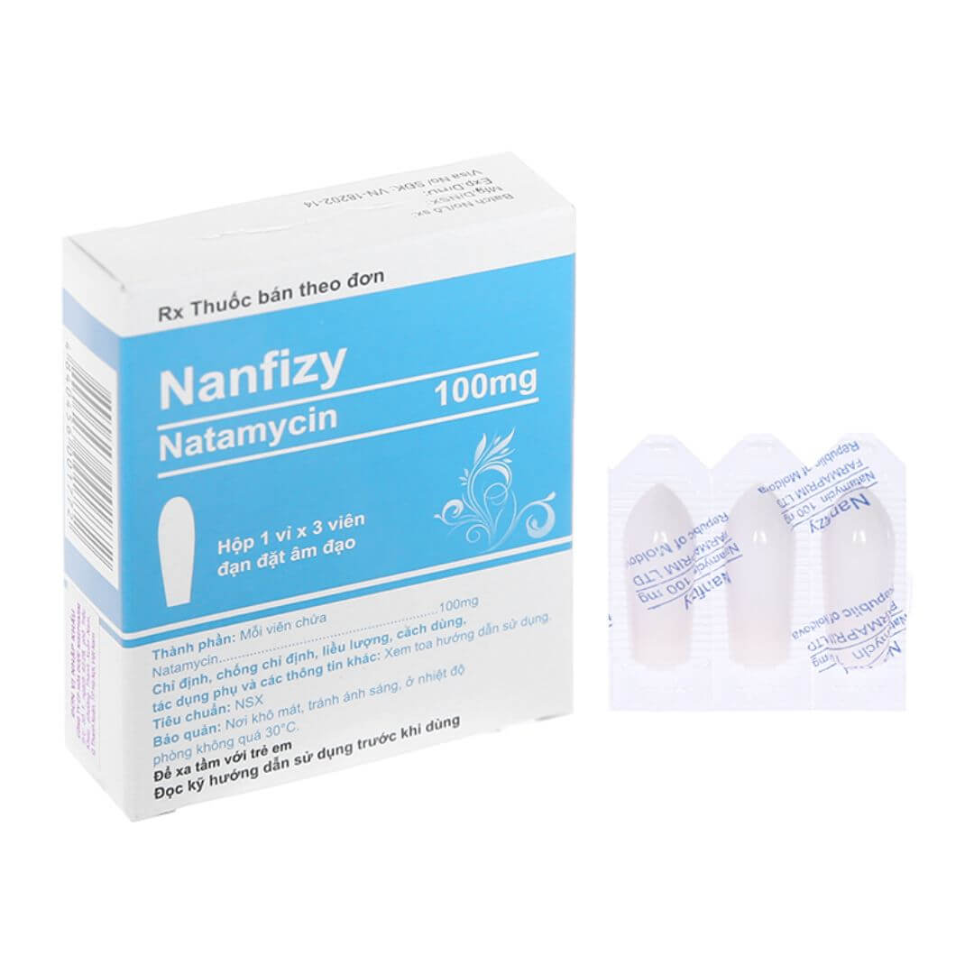 Viên đặt Nanfizy Natamycin 100mg - Pharmart.vn