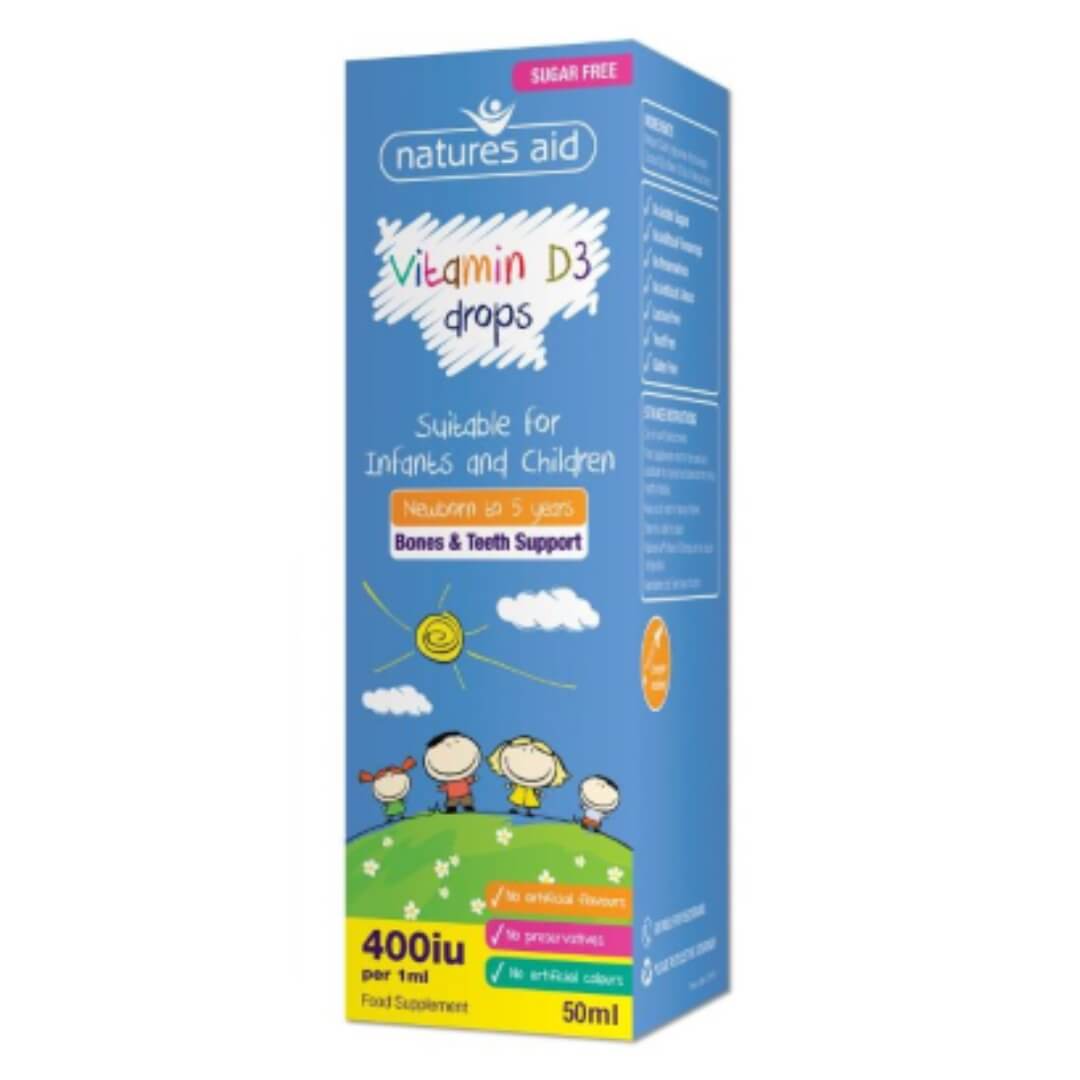 Natures Aid Mini Drops Vitamin D - Bổ sung Vitamin D - Pharmart.vn