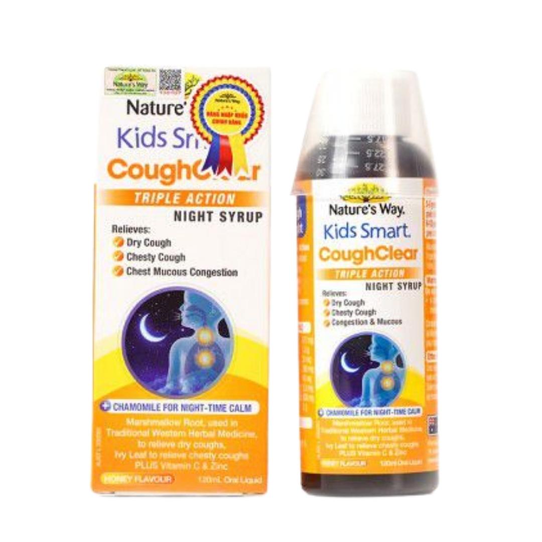 Nature’s Way Kids Smart CoughClear Triple Action Syrup - Siro giúp giảm ...