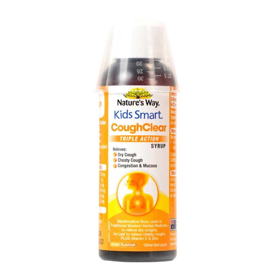 Nature’s Way Kids Smart CoughClear Triple Action Syrup - Siro giúp giảm ...