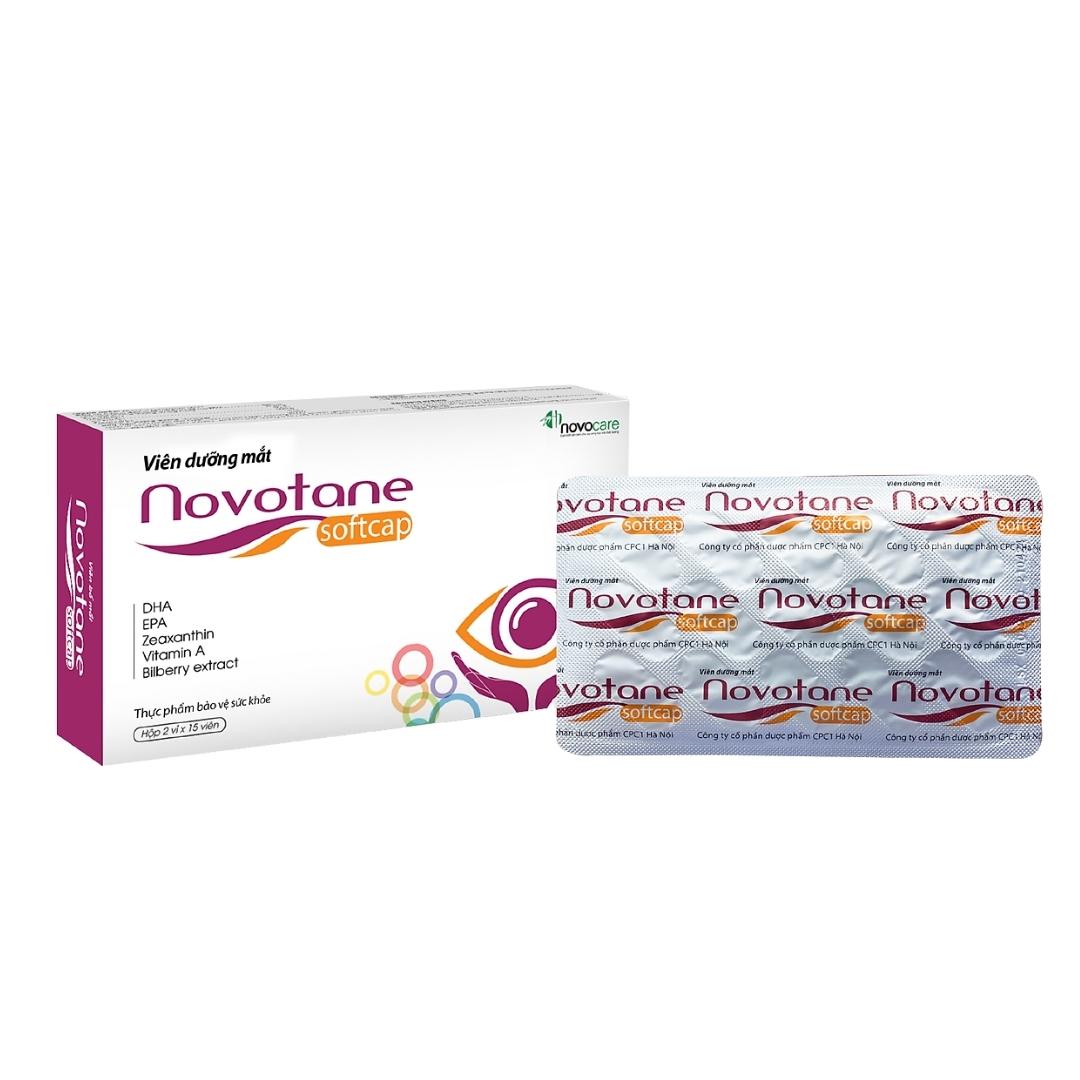 Novotane Softcap – Bổ sung dưỡng chất giúp giảm khô, mỏi mắt, mờ mắt ...