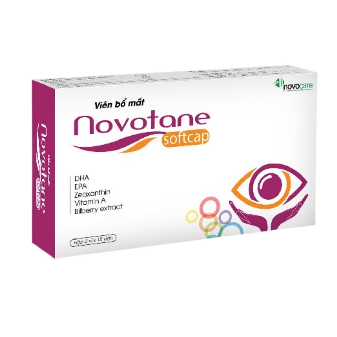 Novotane Softcap – Bổ sung dưỡng chất giúp giảm khô, mỏi mắt, mờ mắt ...