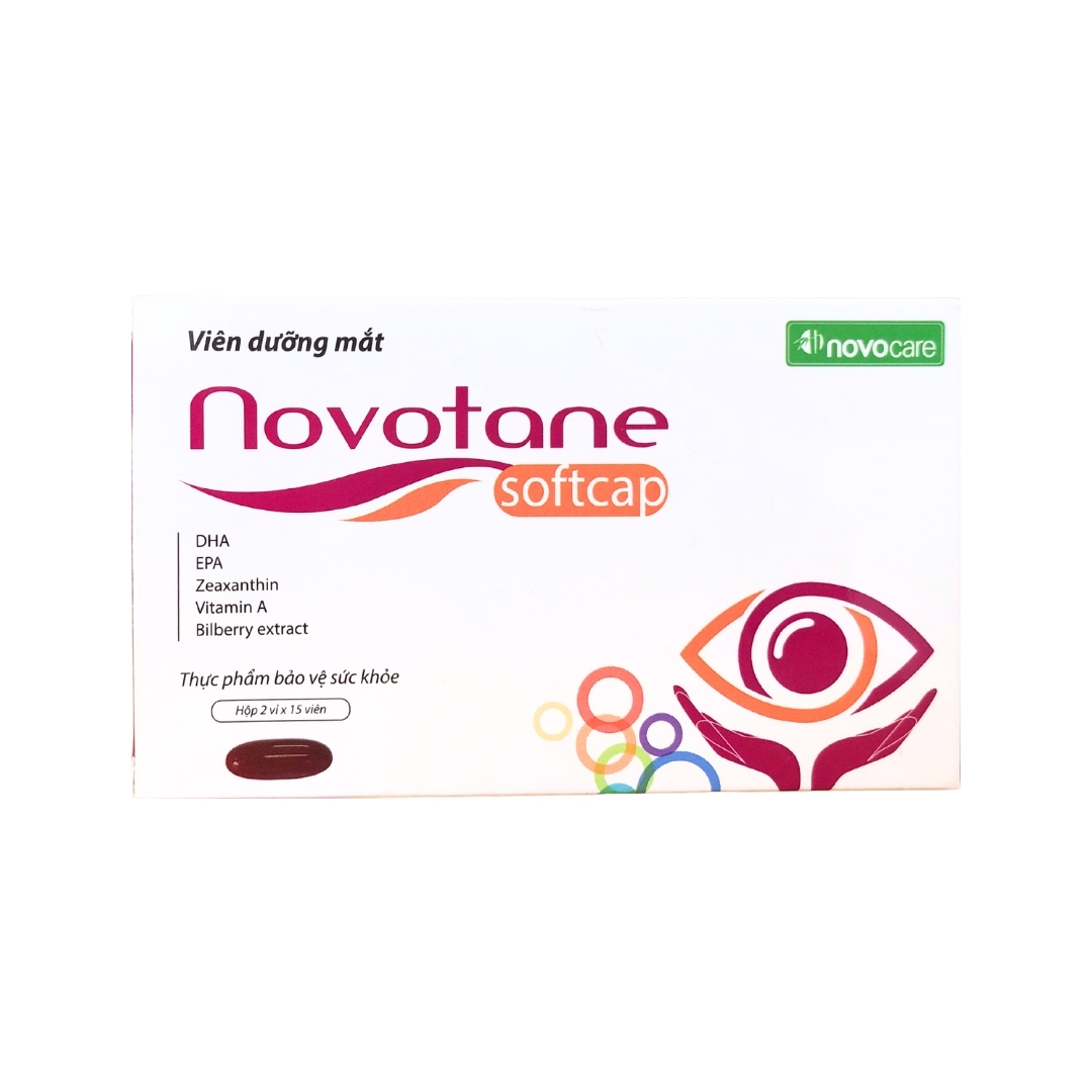 Novotane Softcap – Bổ sung dưỡng chất giúp giảm khô, mỏi mắt, mờ mắt ...