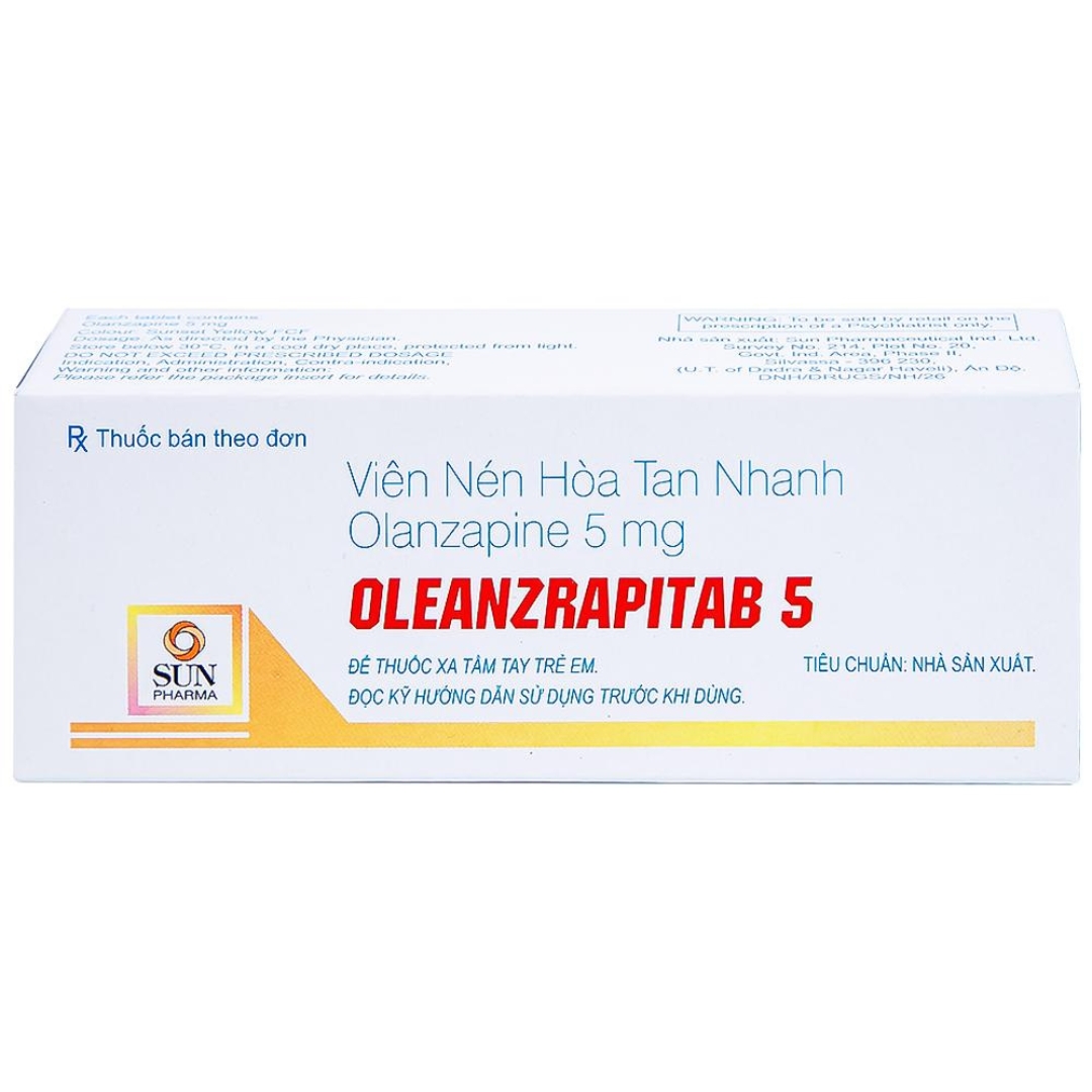 Oleanzrapitab 5 - Trị tâm thần phân liệt - Pharmart.vn