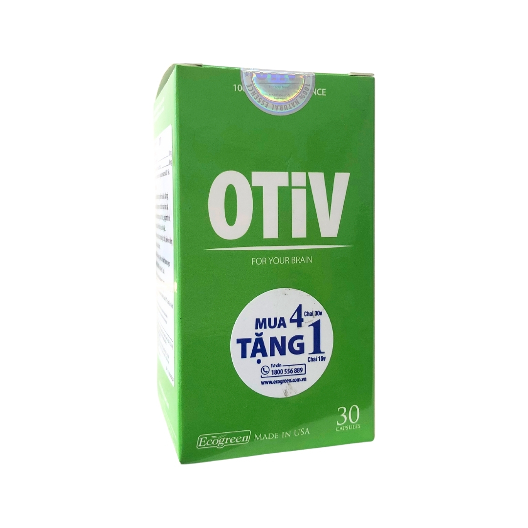 Otiv (lọ 30 viên) - Viên uống bổ não, tăng cường trí nhớ - Pharmart.vn