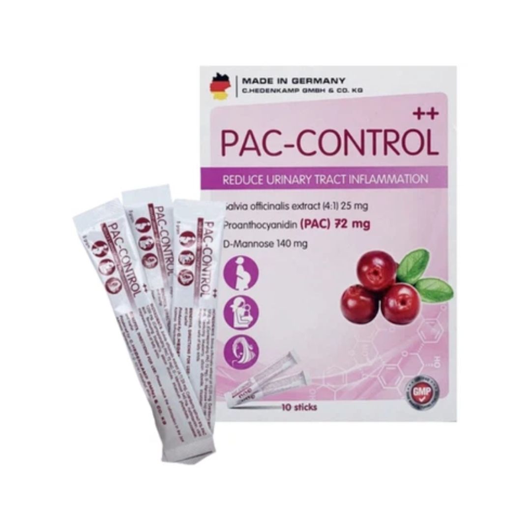 Pac-Control - Lợi tiểu, giảm nguy cơ viêm đường tiết niệu - Pharmart.vn
