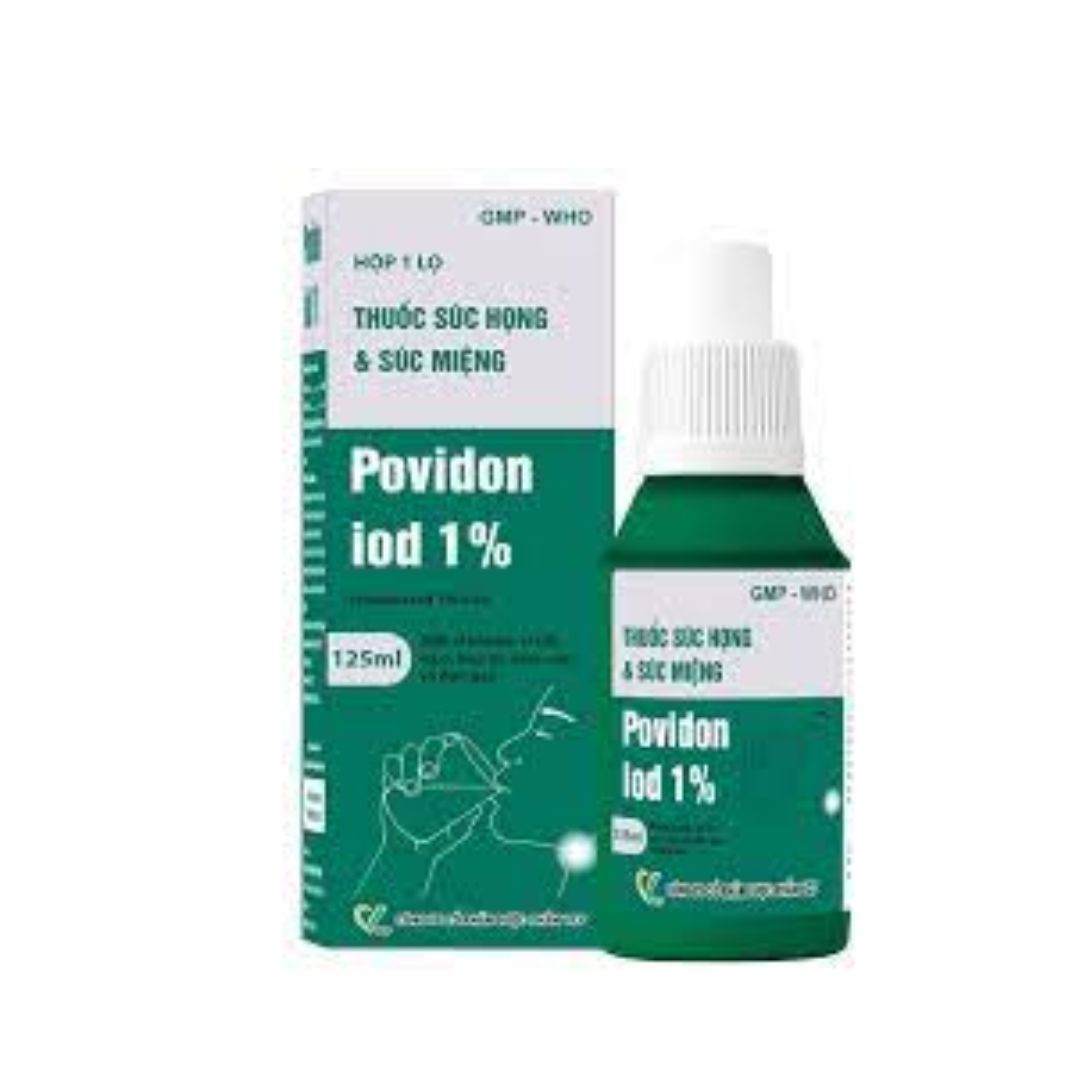 Thuốc súc họng Povidon Iod 1% - Pharmart.vn