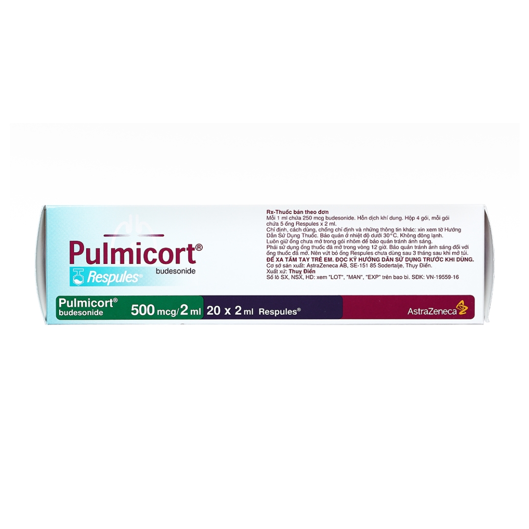 Pulmicort Respules 500mcg/2ml - Điều trị hen phế quản - Pharmart.vn