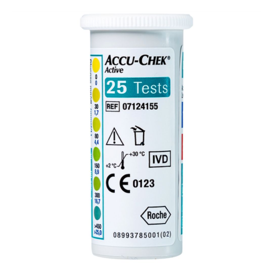Que thử đường huyết Accu Chek Active (25 que) - Pharmart.vn
