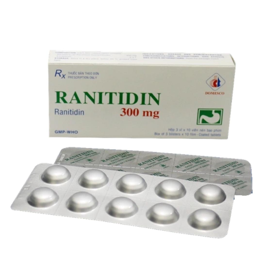 Thuốc Ranitidin (300 mg) - Điều trị viêm loét dạ dày tá tràng - Pharmart.vn