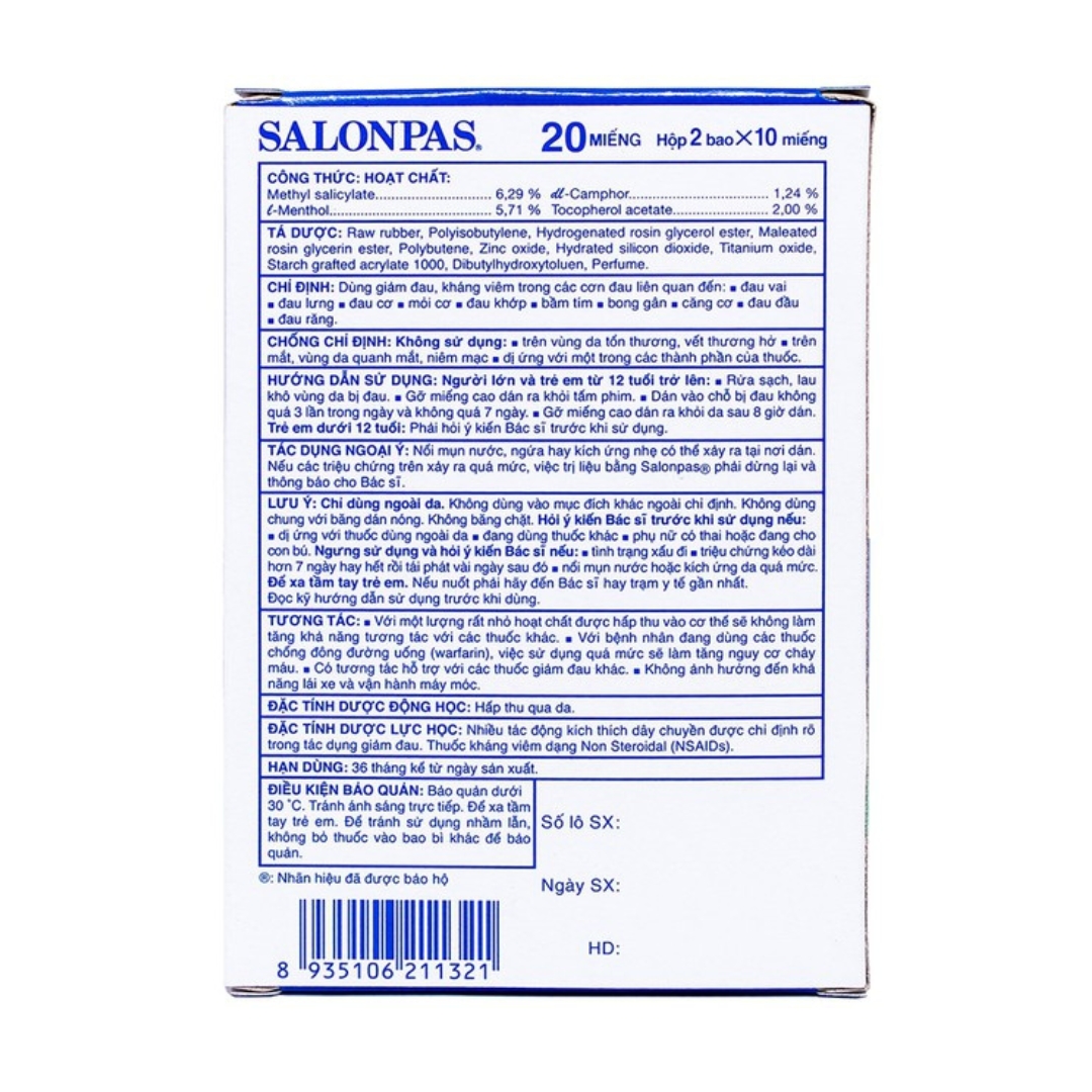 Salonpas - Pharmart.vn