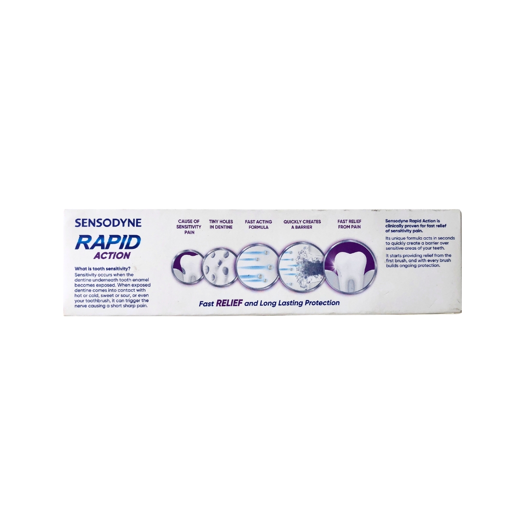 Kem đánh răng Sensodyne Rapid Action - Giảm nhanh ê buốt - Pharmart.vn