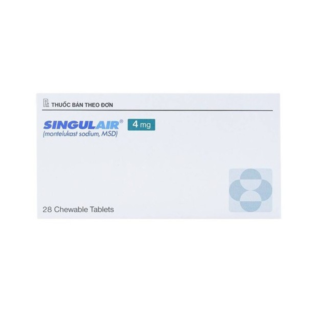 Singulair 4mg MSD - Điều trị hen phế quản - Pharmart.vn