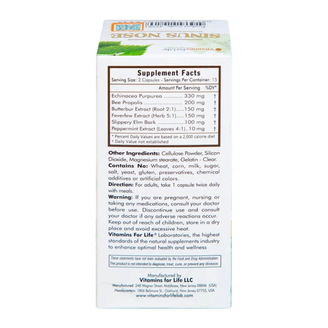 Sinus Nose (30 viên) – Hỗ trợ sức khỏe đường hô hấp - Pharmart.vn
