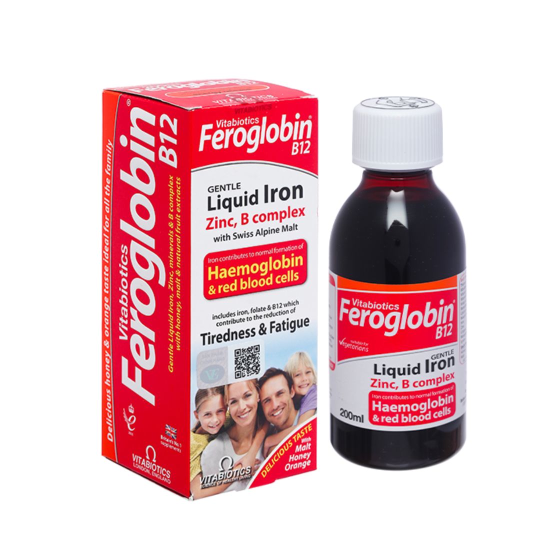 Siro bổ máu Feroglobin Liquid (200ml) - Pharmart.vn