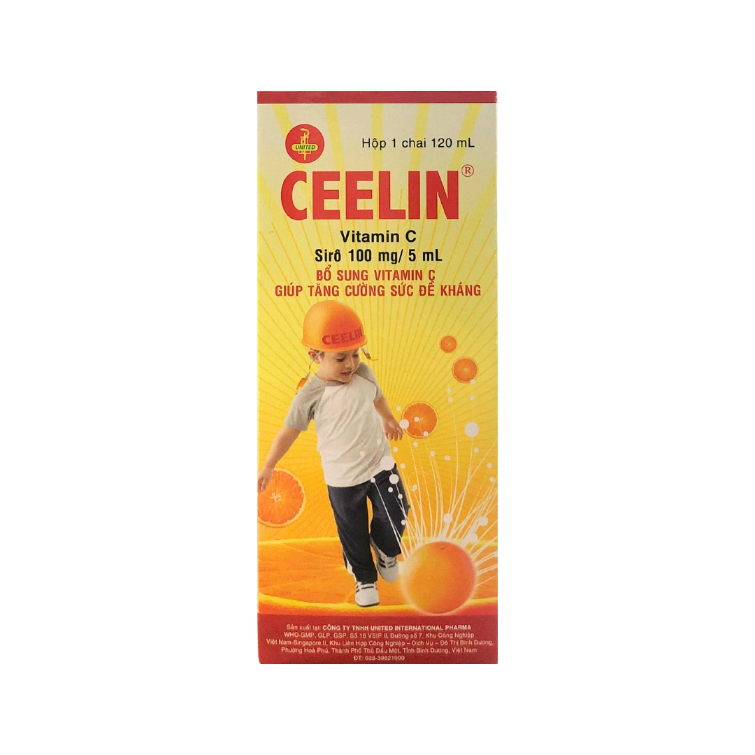 Thuốc Siro Ceelin Lọ 60ml - Bổ sung vitamin C, tăng cường miễn dịch ...