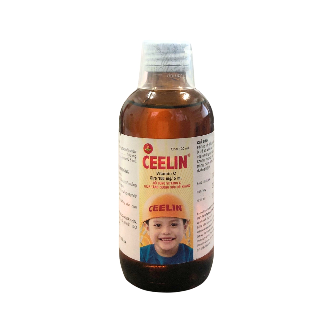 Thuốc Siro Ceelin Lọ 60ml - Bổ sung vitamin C, tăng cường miễn dịch ...