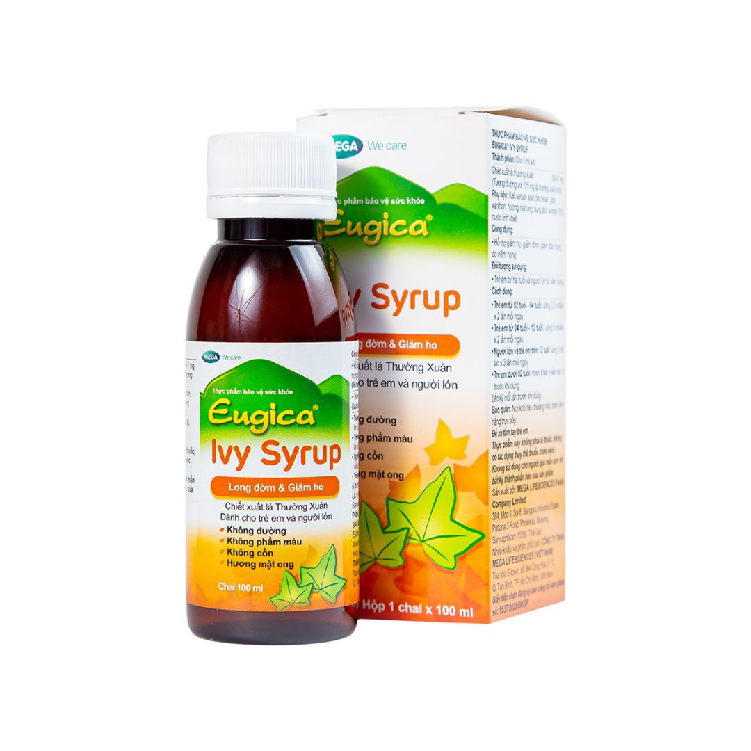 Siro ho Eugica Ivy Syrup chai 100ml - Pharmart.vn