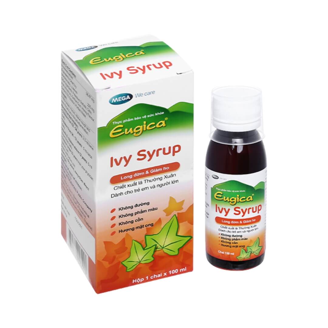 Siro ho Eugica Ivy Syrup chai 100ml - Pharmart.vn