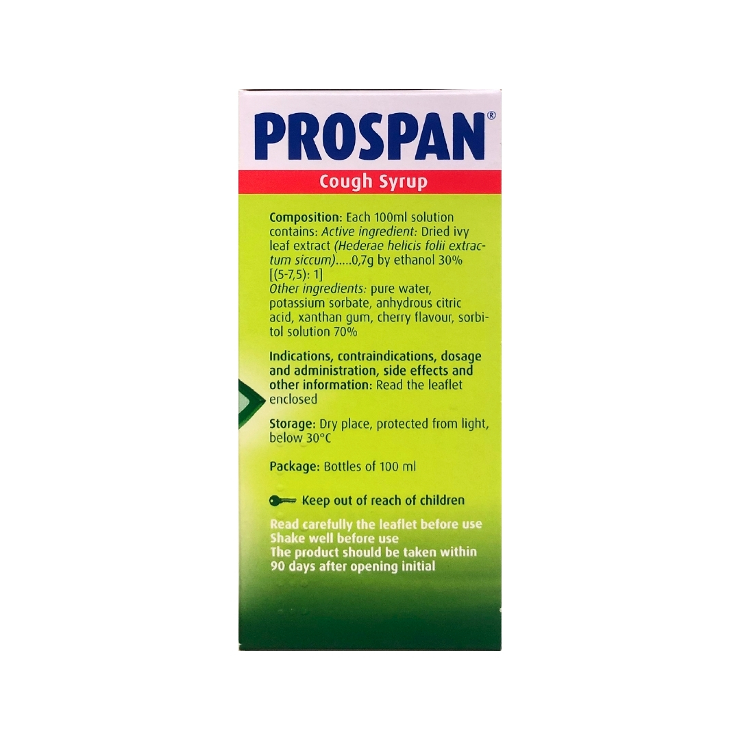 Thuốc Siro ho Prospan 100ml - Trị ho, viêm phế quản - Pharmart.vn