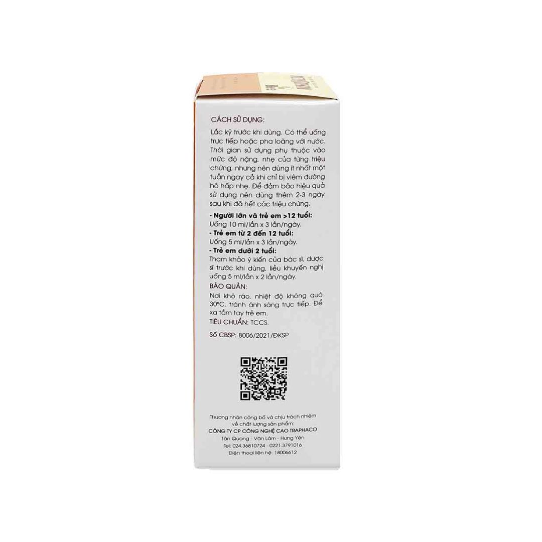 Siro trị ho Methorphan Bee Traphaco - Pharmart.vn