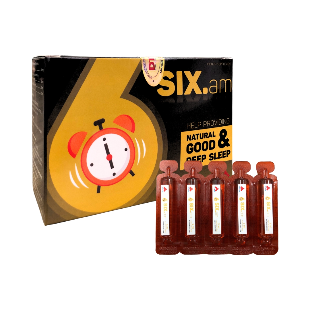 Six AM - Hỗ trợ an thần, tạo giấc ngủ ngon, ngủ sâu giấc - Pharmart.vn