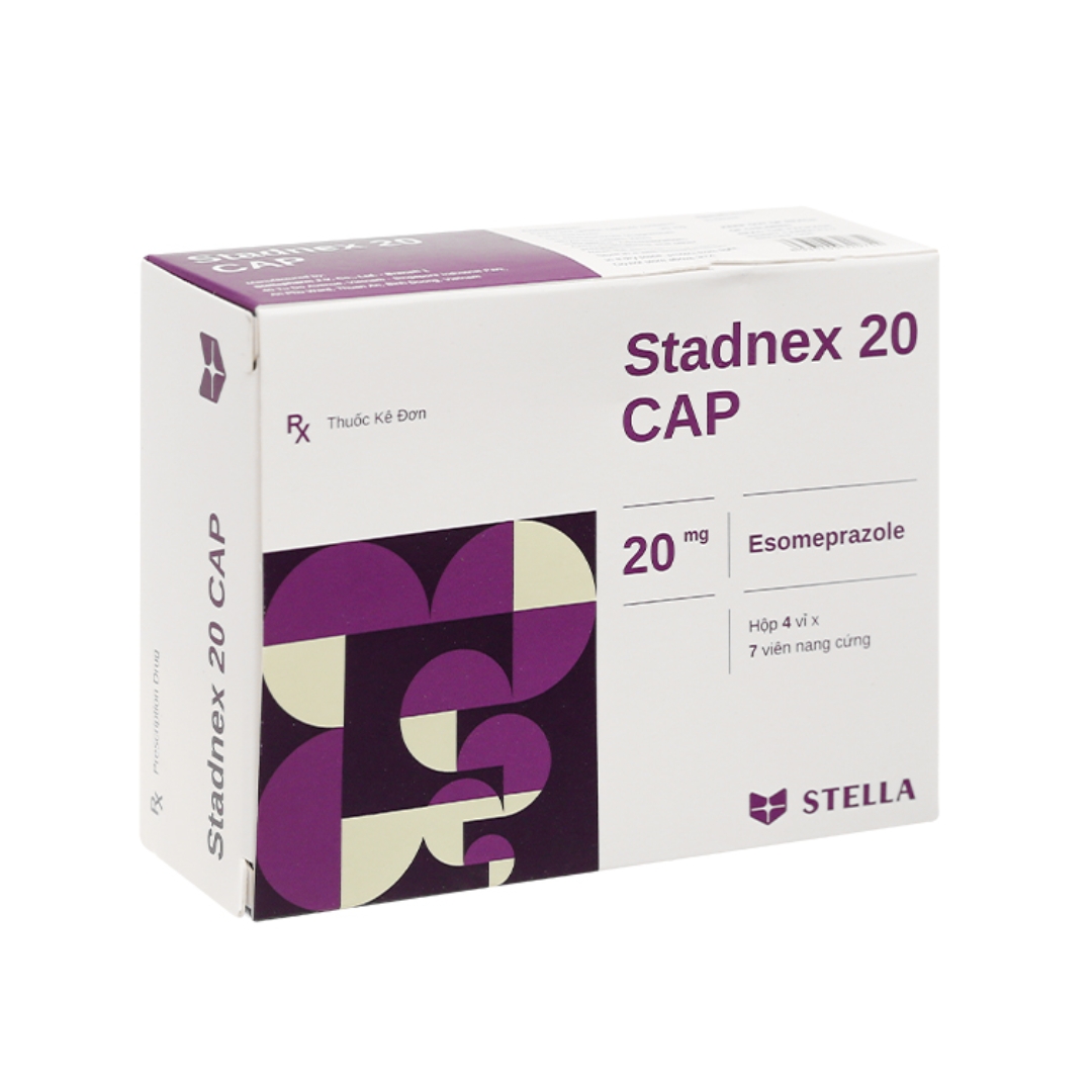 Stadnex 20 Cap - Trị trào ngược dạ dày, thực quản - Pharmart.vn