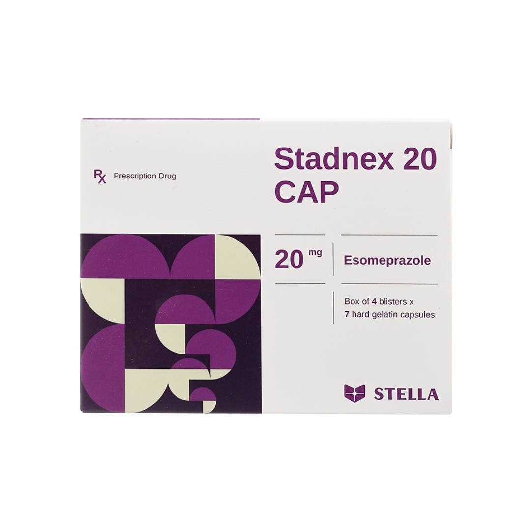 Stadnex 20 Cap - Điều trị trào ngược dạ dày, thực quản. - Pharmart.vn