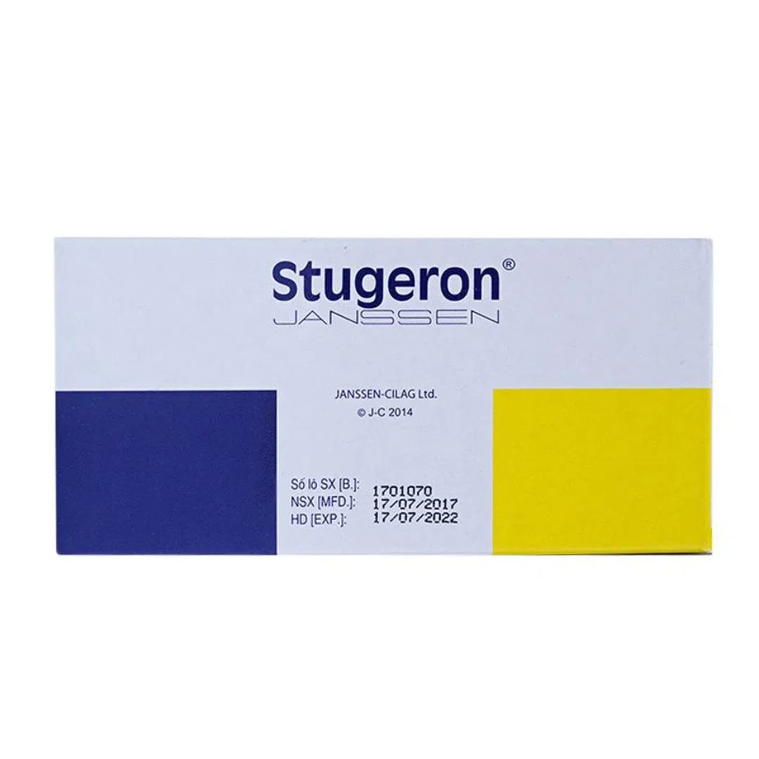 Stugeron Janssen 25mg Điều Trị Rối Loạn Tuần Hoàn Não - Pharmart.vn